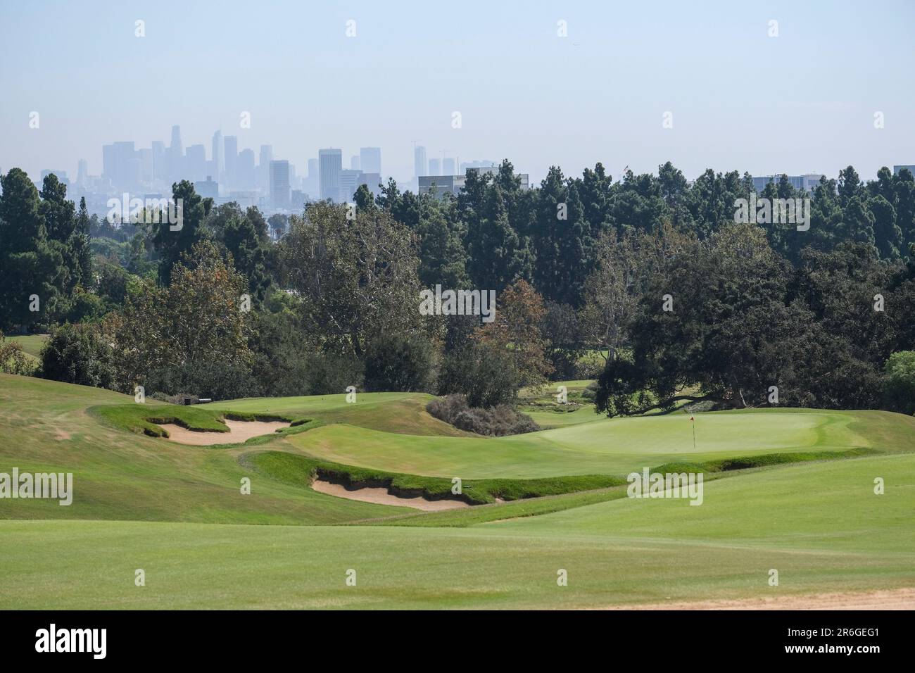 The 11th hole is seen at Los Angeles Country Club on Sept. 26, 2022, in ...