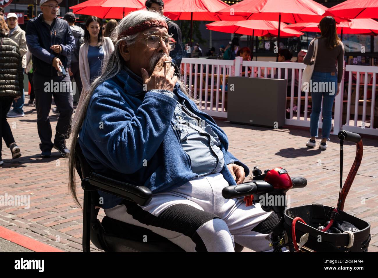 Seattle, États-Unis. 1 juin 2023. Une personne qui se moque au célèbre ...