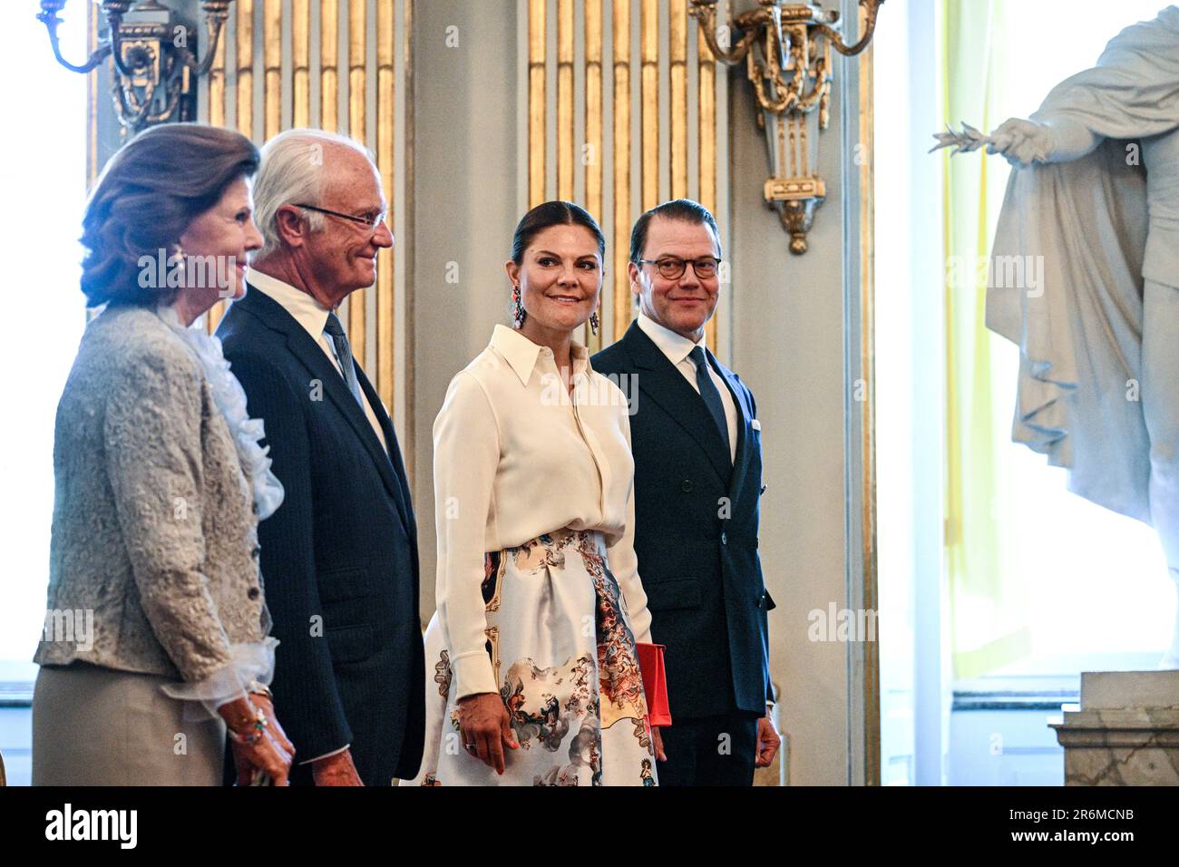 STOCKHOLM 20230610Queen Silvia, le roi Carl Gustaf, la princesse Crown ...