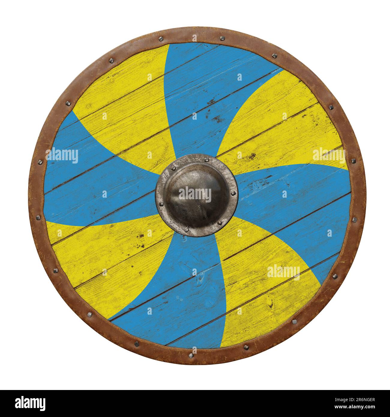 Medieval painted shield Banque de photographies et d’images à haute ...