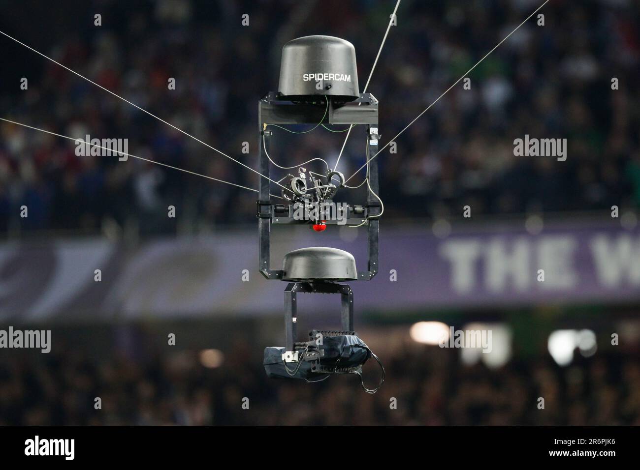 Spidercam camera aerial Banque de photographies et d’images à haute résolution - Alamy