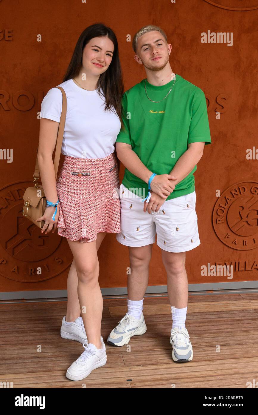 Paris, France. 10th juin 2023. Elsa Bois et Michou assistent à l'Open ...