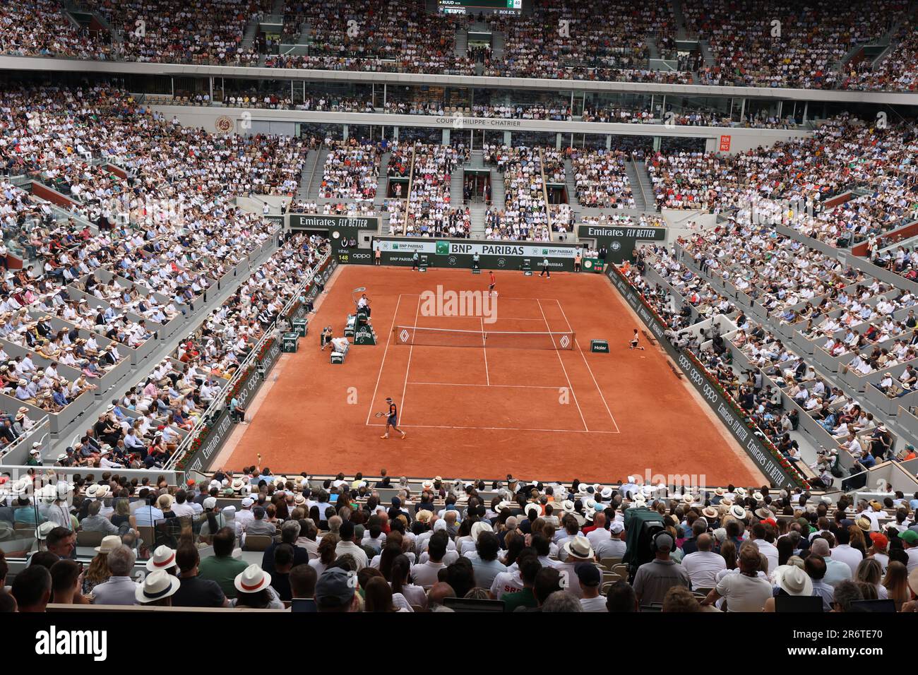 PARIS, FRANCE, le 11. JUIN 2023; MATCH final DE TENNIS entre Novak ...