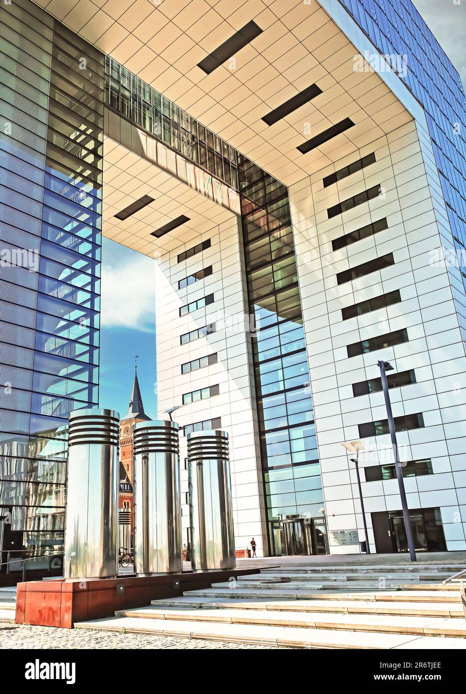 Cologne (Köln, Rheinauhafen), Allemagne - 6 juin. 2023: Design moderne ...