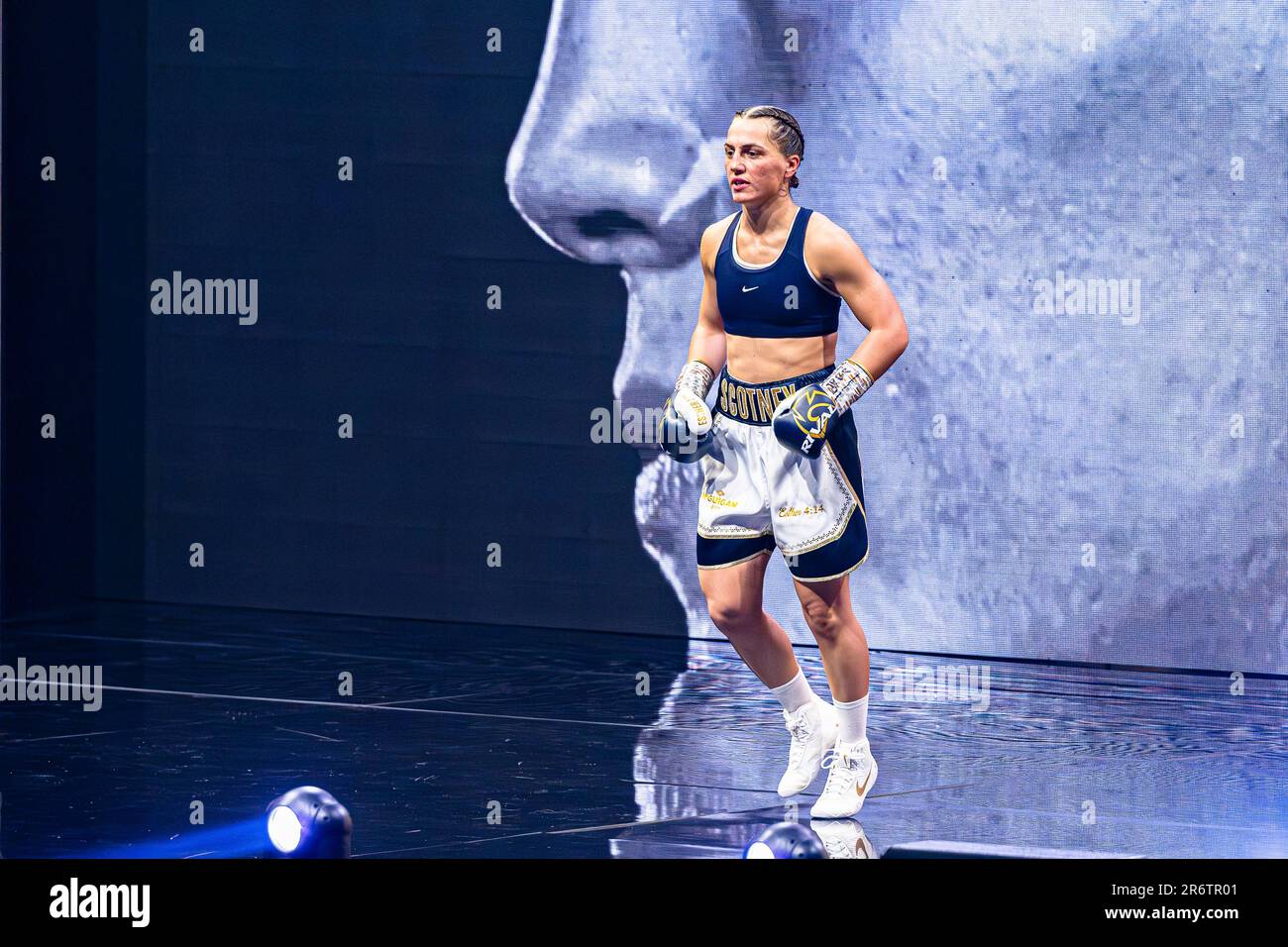 LONDRES, ROYAUME-UNI. 10 juin 2023. Cherneka Johnson vs Ellie Scotney ...