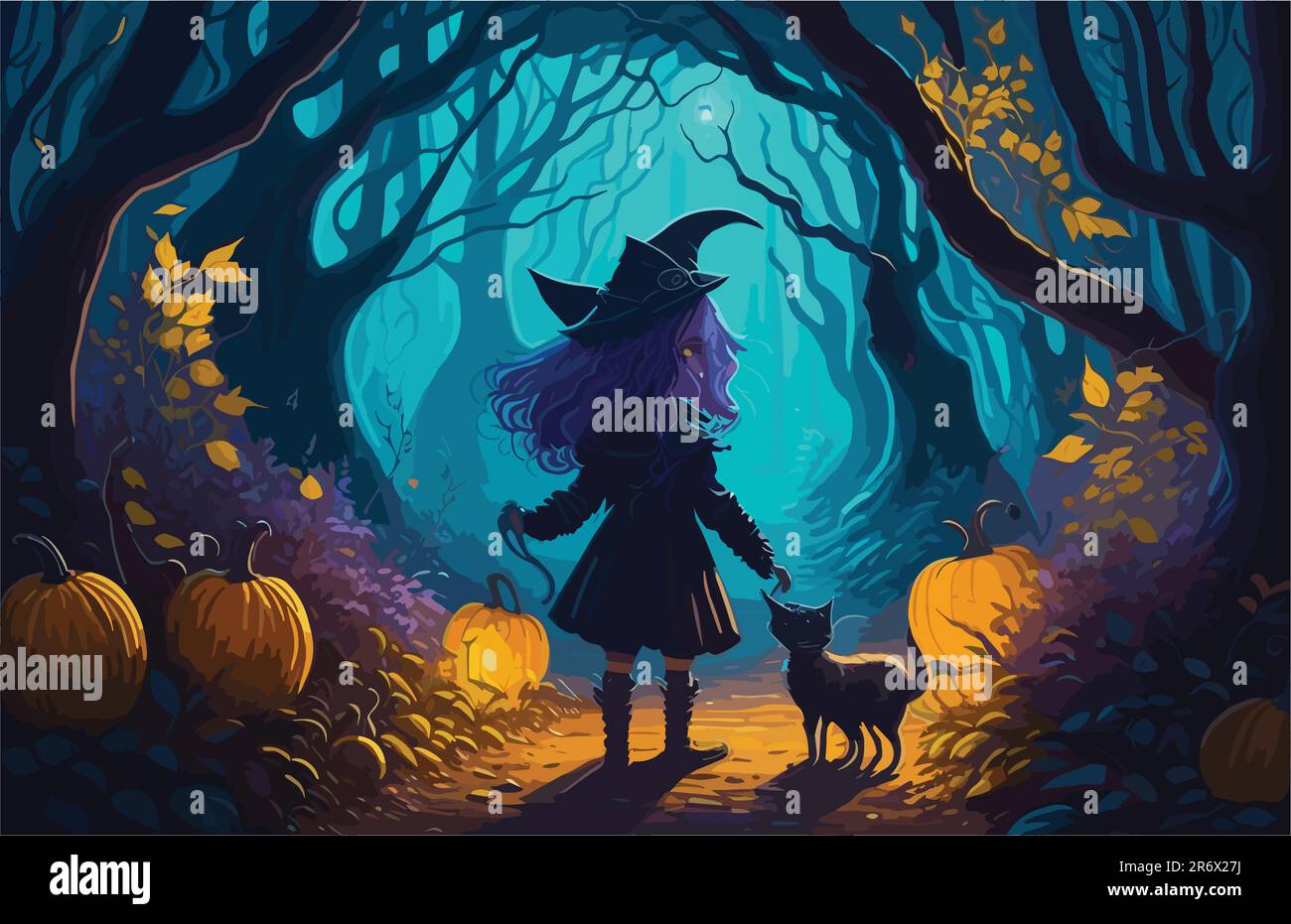 Cimetière de jardin Banque d'images vectorielles - Alamy