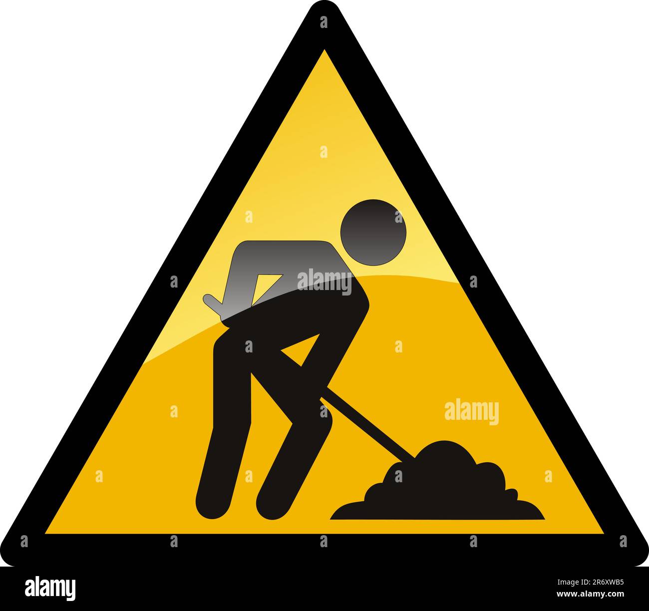 Travail en cours Banque d'images vectorielles - Alamy