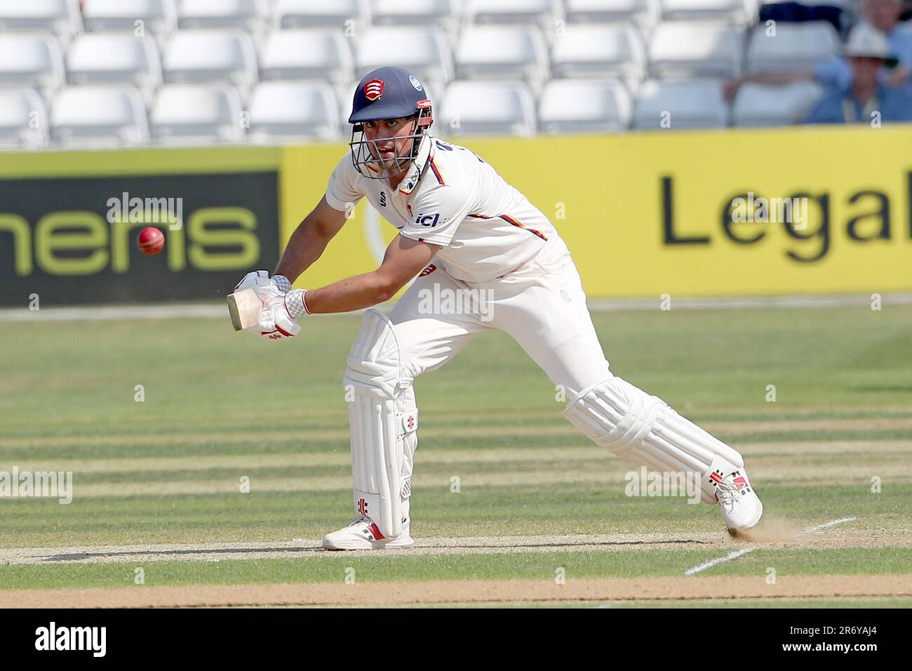 Sir Alastair Cook, d'Essex, dans l'action de battage pendant le CCC d ...