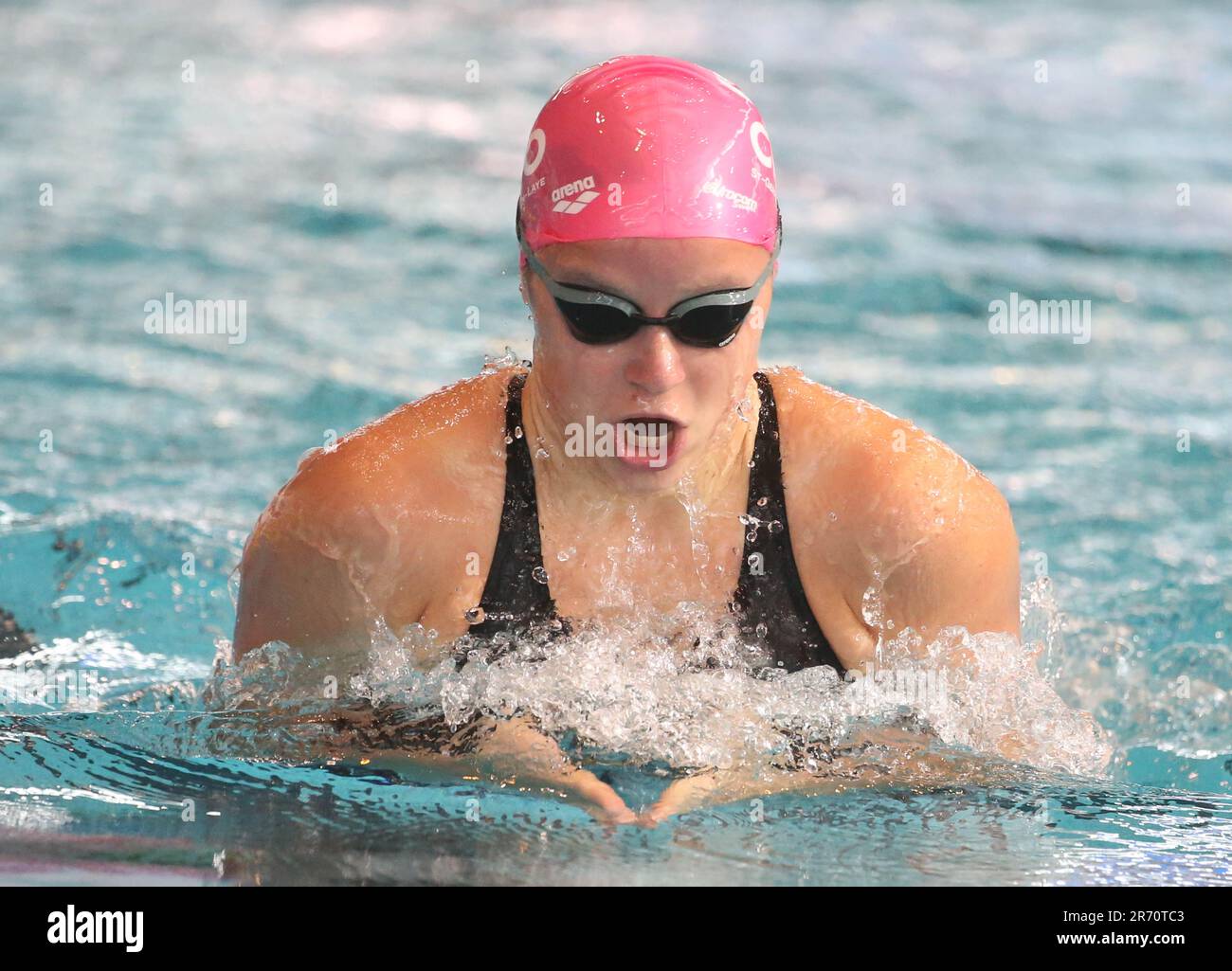 Justine Delmas Heat 200 M Brasse pendant les Championnats de natation d ... Justine Delmas Heat 200 M Brasse pendant les Championnats de natation d ...