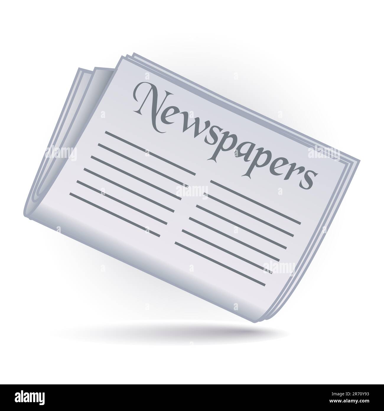 Journaux papier Banque d'images vectorielles - Alamy