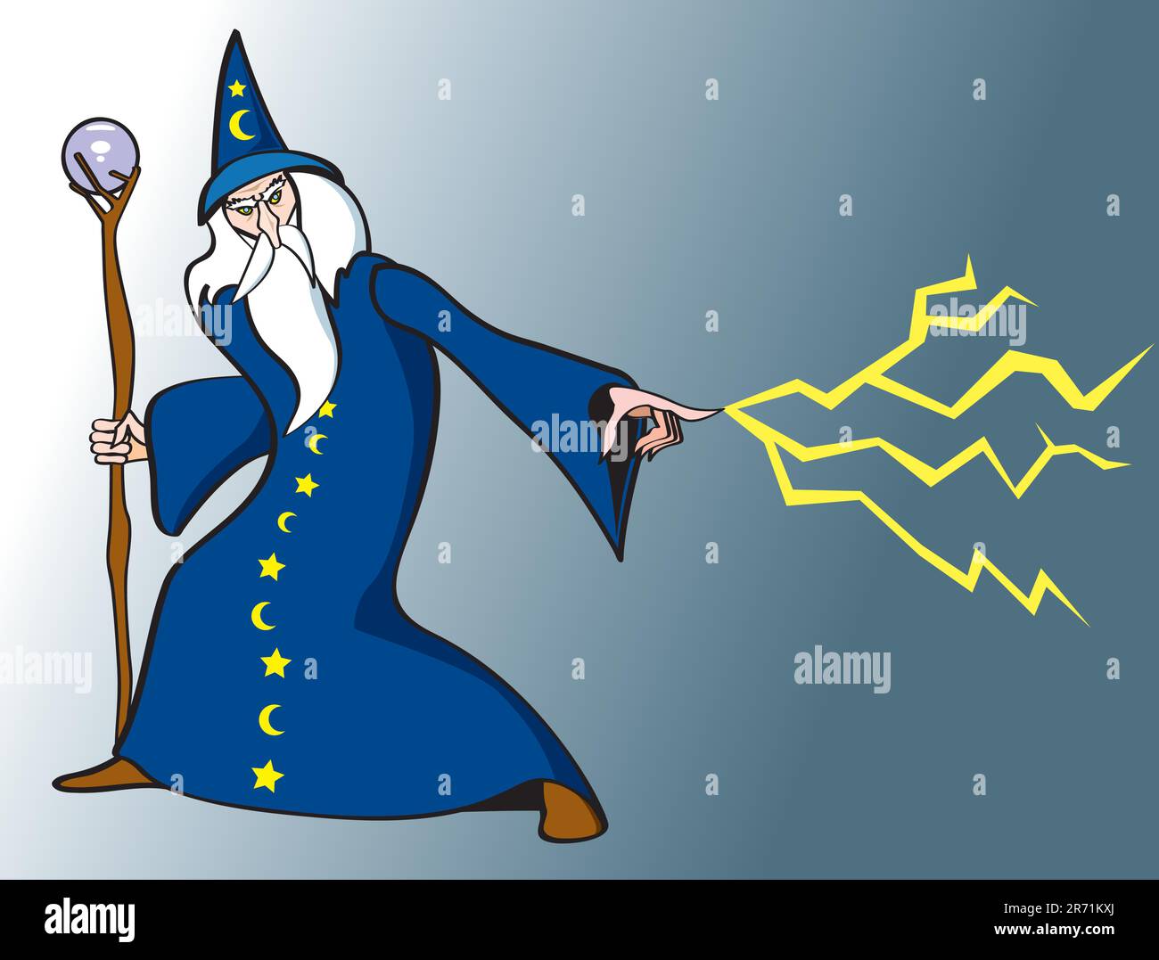 Lancer de sort Banque d'images vectorielles - Alamy