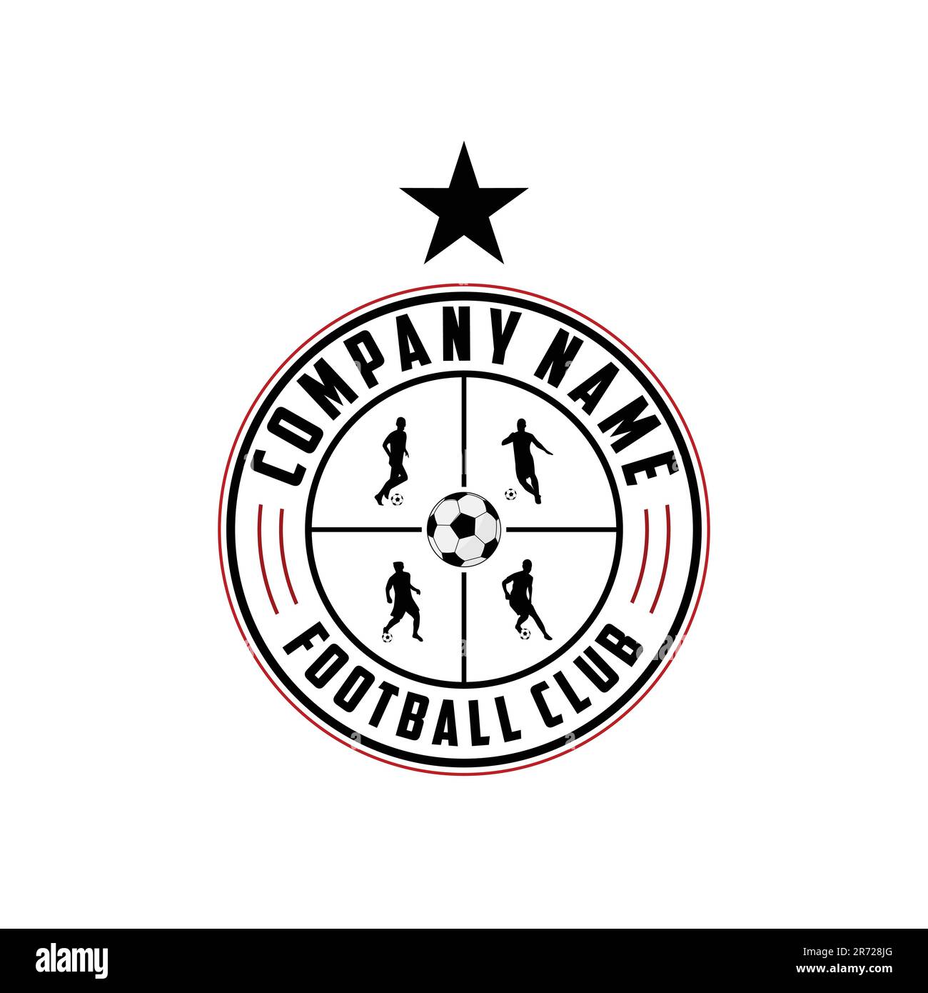 Insigne du logo du club de football Banque d'images vectorielles - Page ...