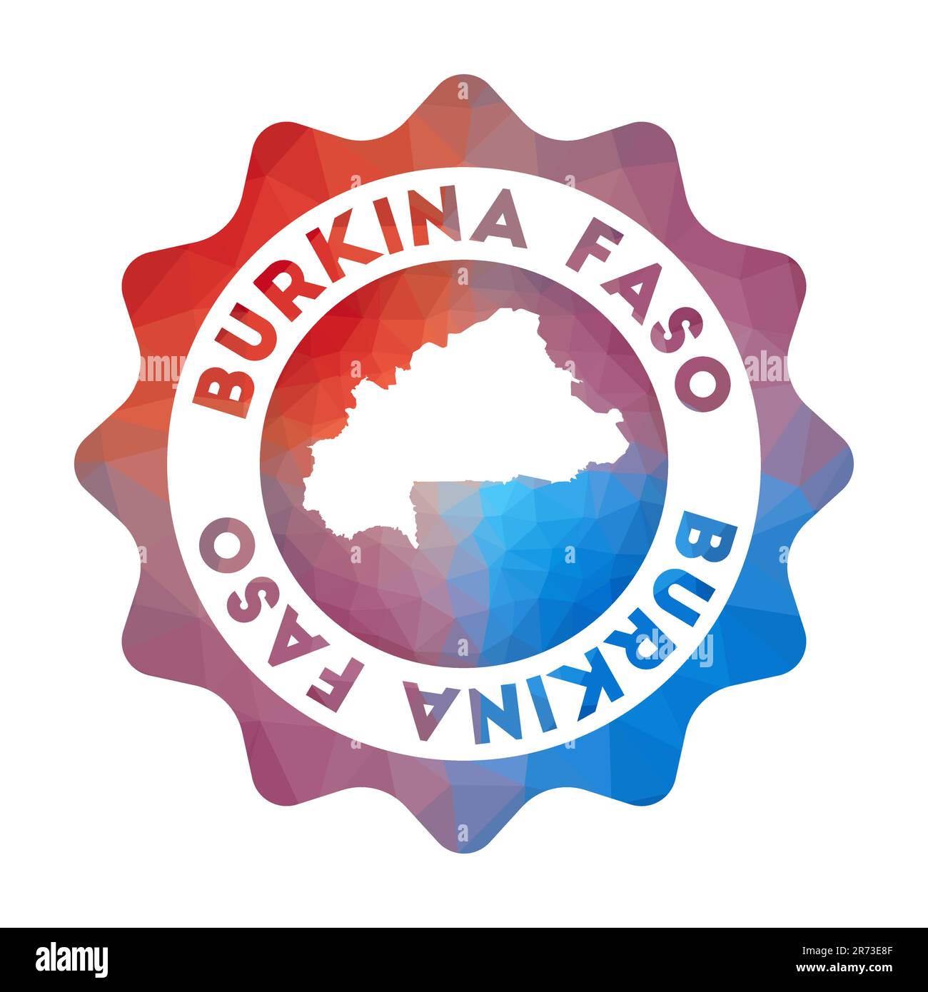 Carte de burkina faso digital Banque d'images vectorielles - Alamy