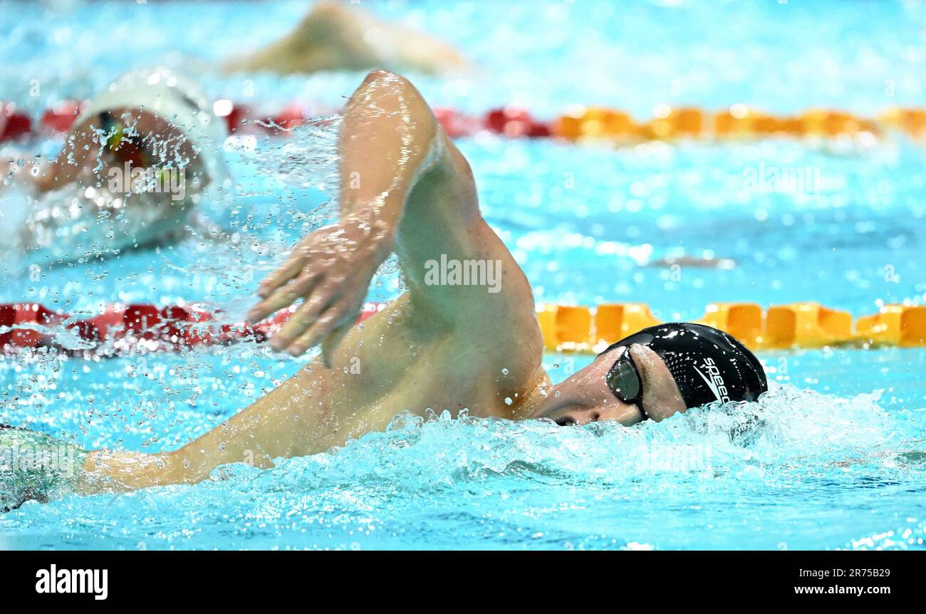 Melbourne, Australie. 13th juin 2023. Sam Short nage lors de la finale libre hommes 400m le ...