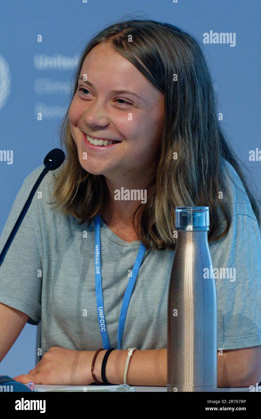Bonn, Allemagne. 13th juin 2023. GRETA Thunberg, activiste du climat ...