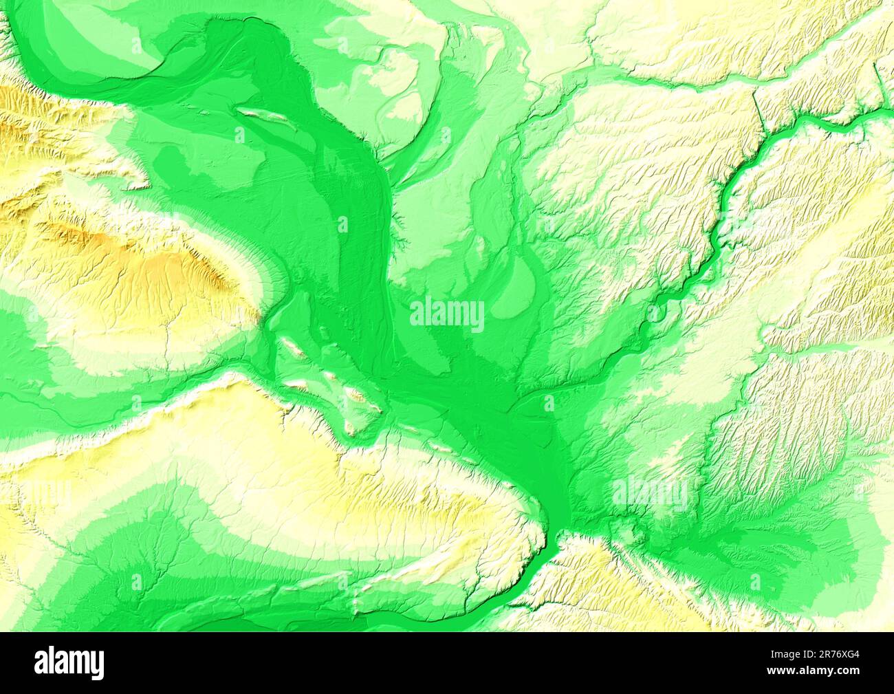Huella de textura de mapa de relieve Banque de photographies et d ...