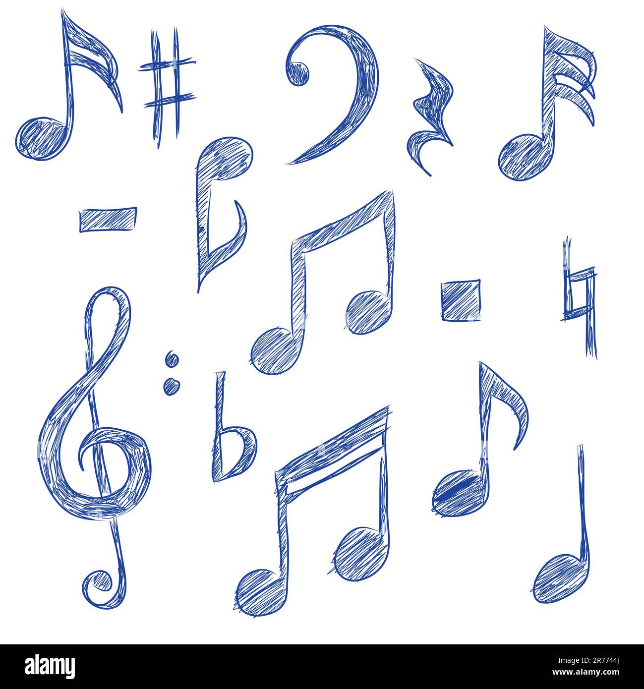 Symboles musicaux Banque de photographies et d’images à haute ...