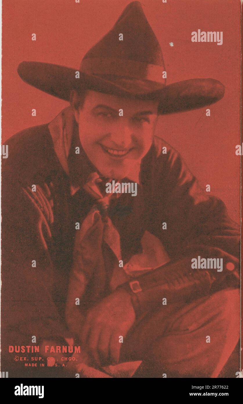 Carte de poste photo de la société de fournitures d'exposition, Dustin ...