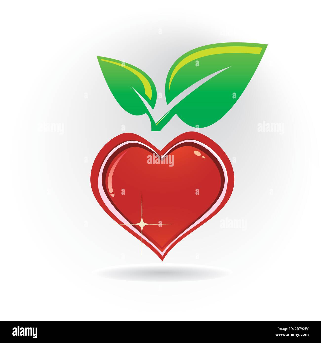 Feuille moderne Banque d'images vectorielles - Alamy