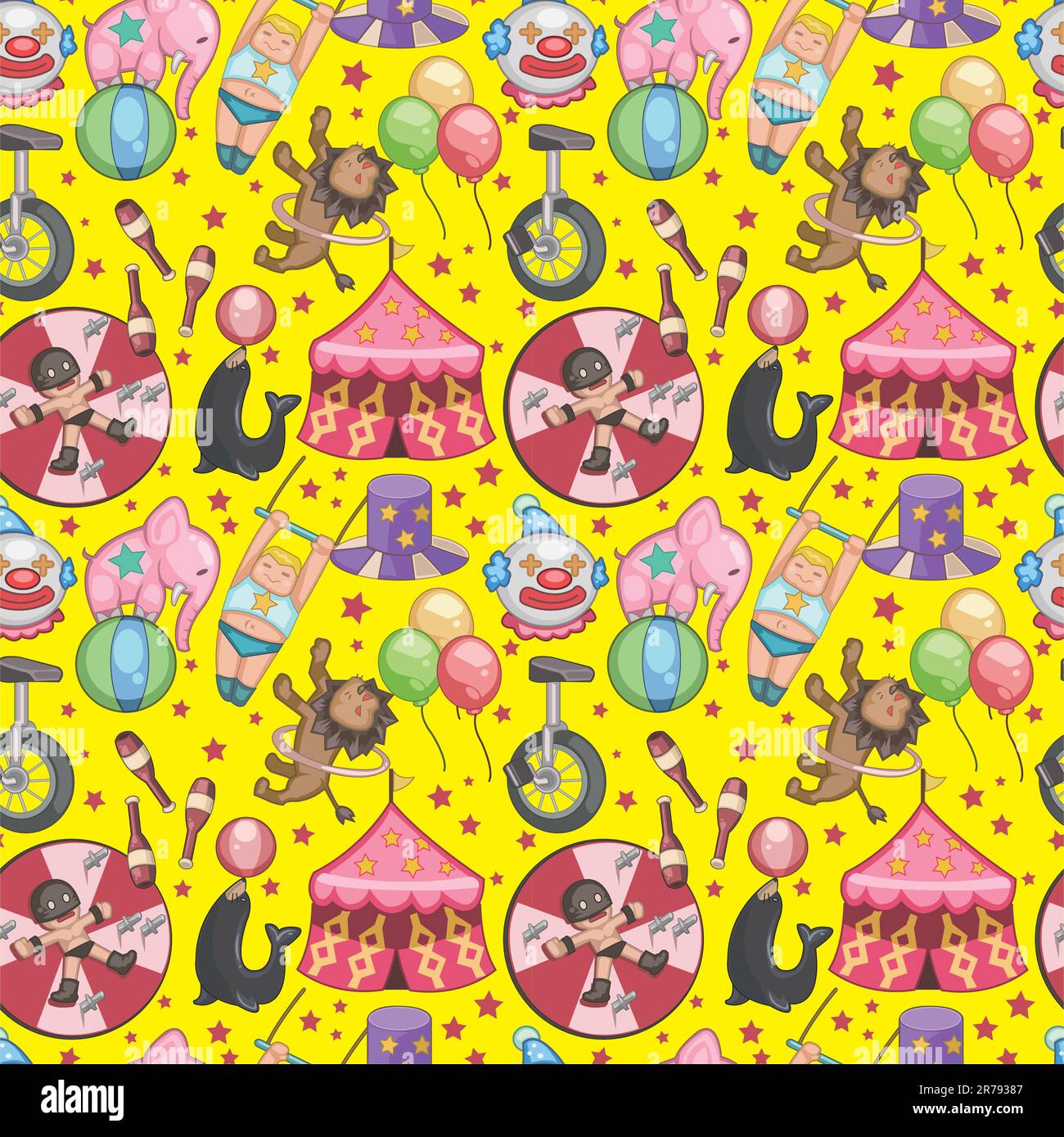 Circus elephant animal cartoon design Banque de photographies et d ...