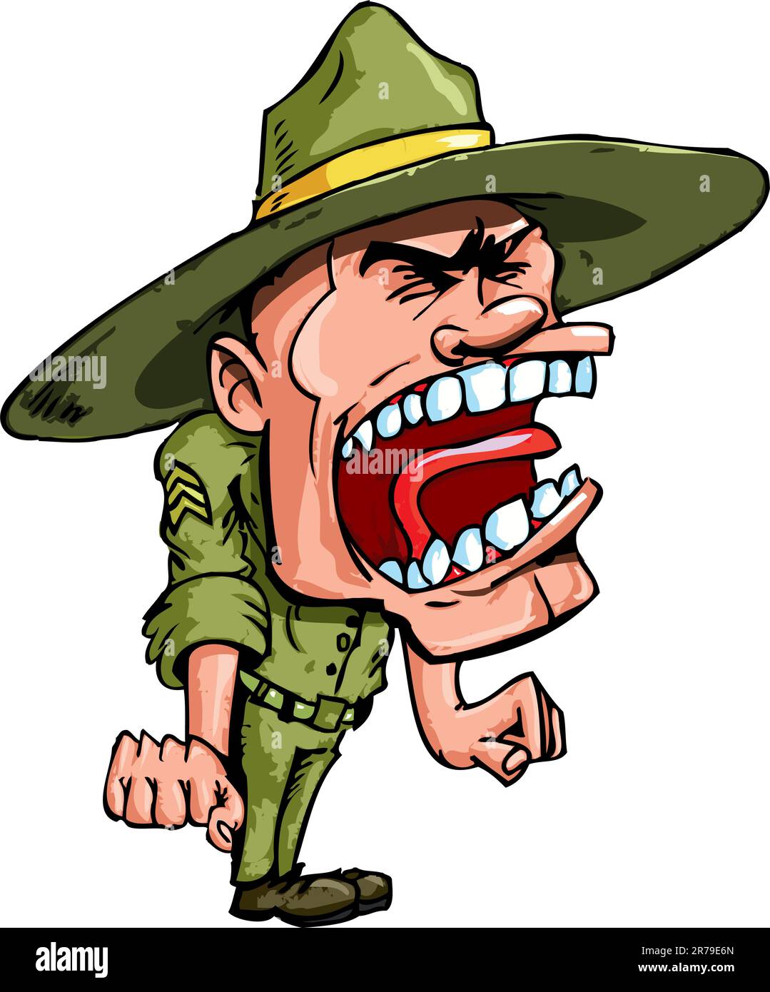 Drill cartoon illustration Banque d'images détourées - Alamy