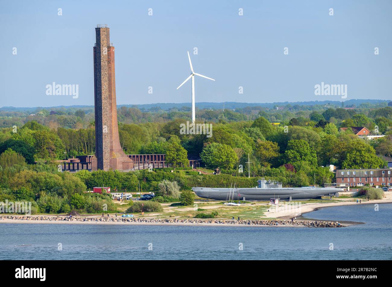 Le Mémorial naval de Laboe à Laboe, près de Kiel, au Schleswig-Holstein ...