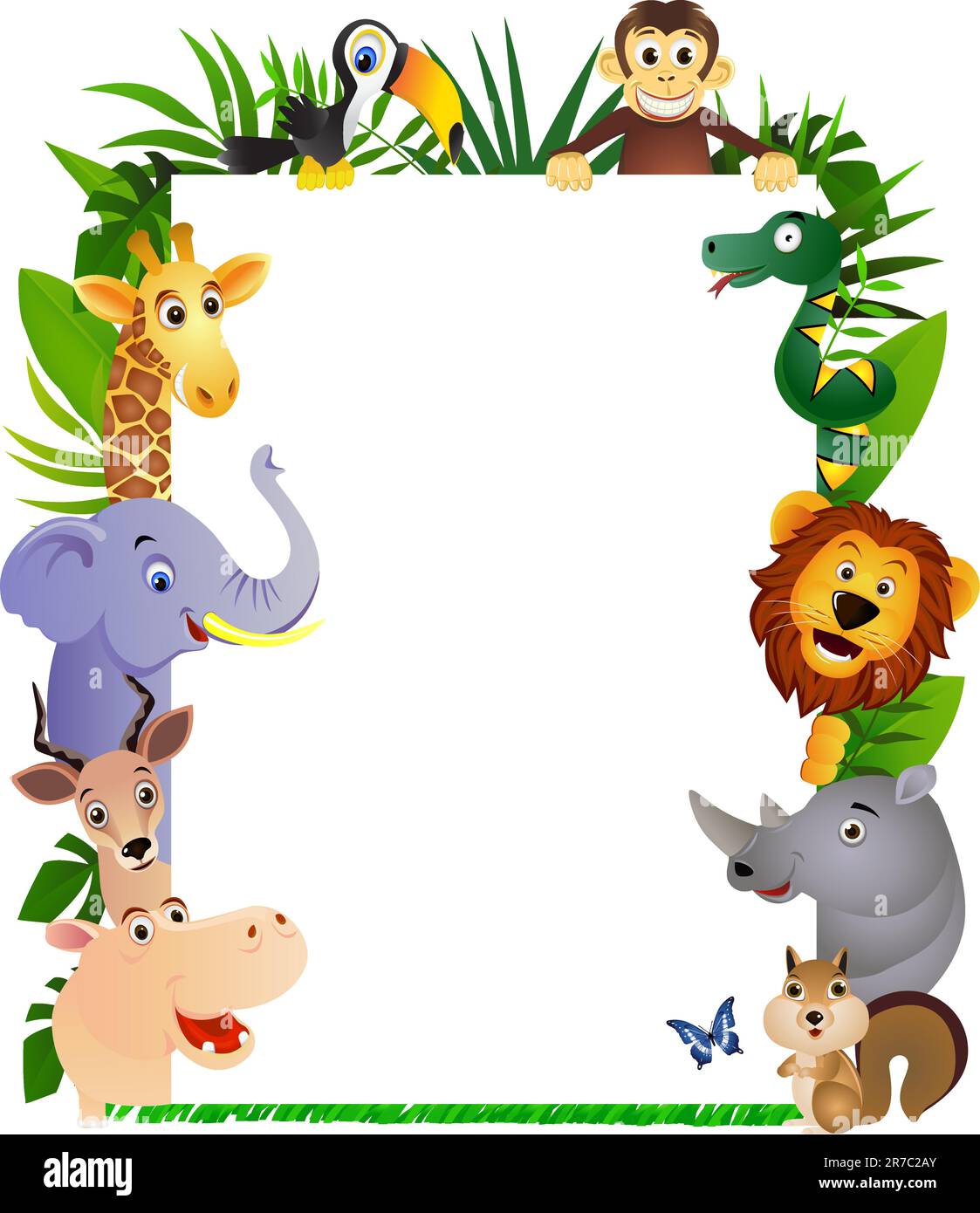 Cadre cartoon Banque d'images vectorielles - Alamy