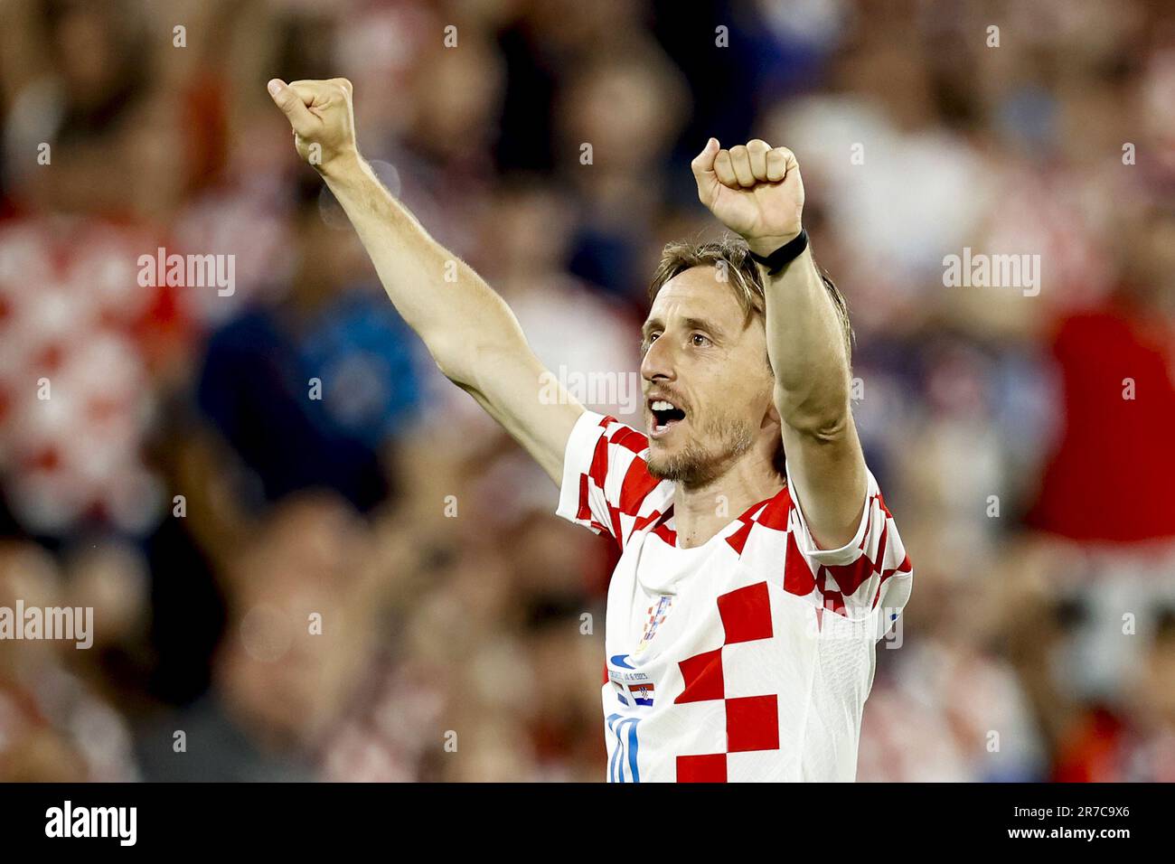 ROTTERDAM - 14/06/2023, ROTTERDAM - Luka Modric de Croatie lors du ...
