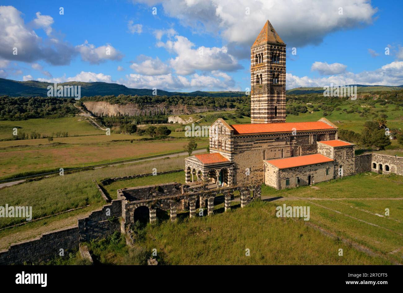 Basilica della santissima trinita di saccargia Banque de photographies ...