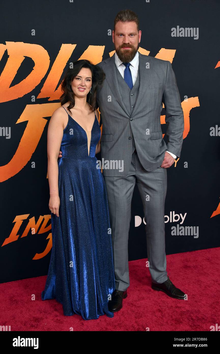 Olivier Richters, left, and Desiree Stuijt arrive at the premiere of ...