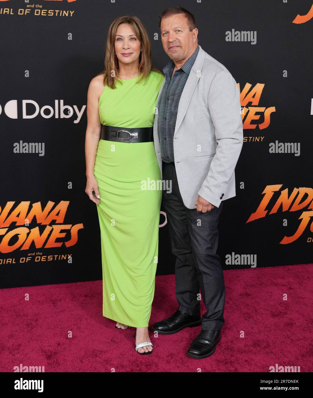 (G-D) Diana Lee Inosanto et Ron Balicki à la LucasFilms Indiana JONES ...