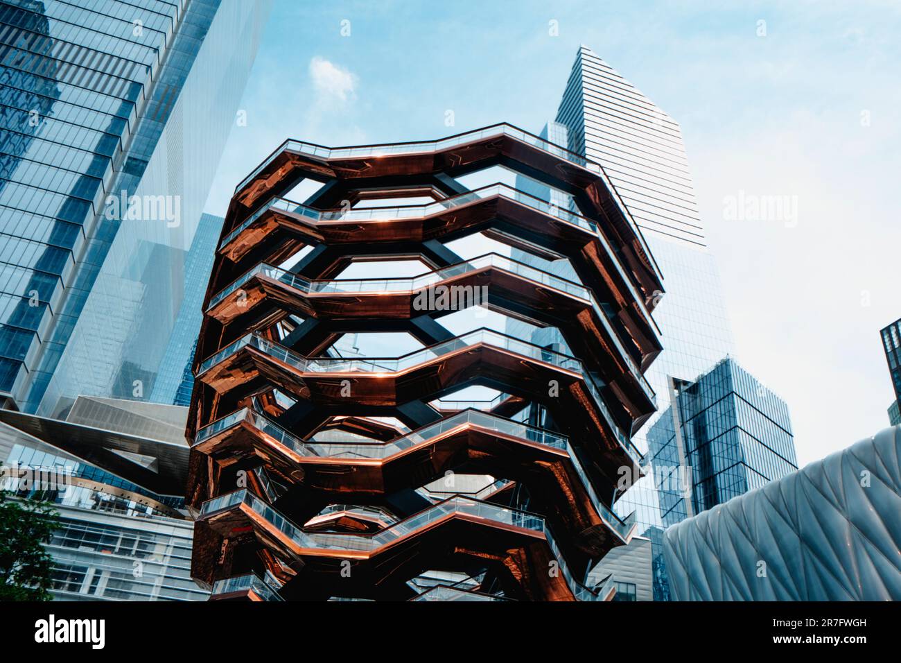 New York City, US - 19 mai 2023: La structure futuriste des navires ...