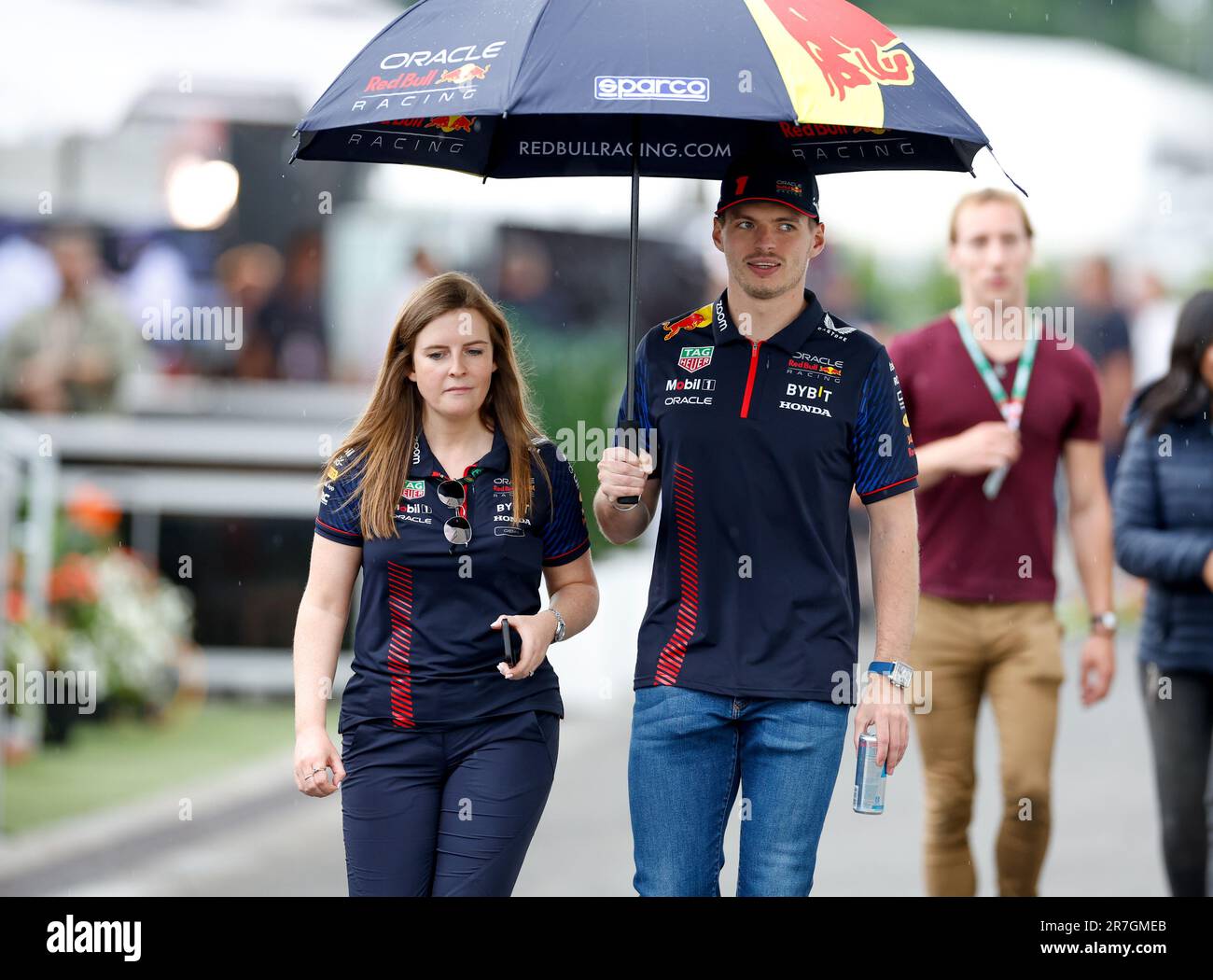 VERSTAPPEN Max (Ned), Red Bull Racing RB19, portrait du Grand Prix ...