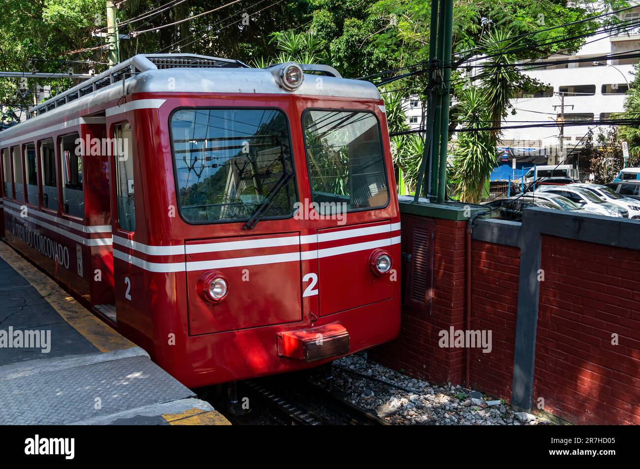 Corcovado rack railway Banque de photographies et d’images à haute ...
