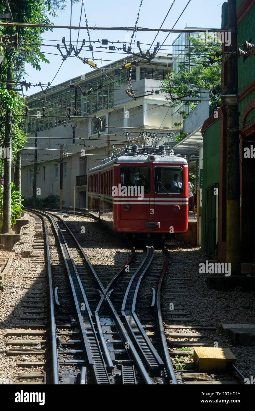 Corcovado rack railway Banque de photographies et d’images à haute ...