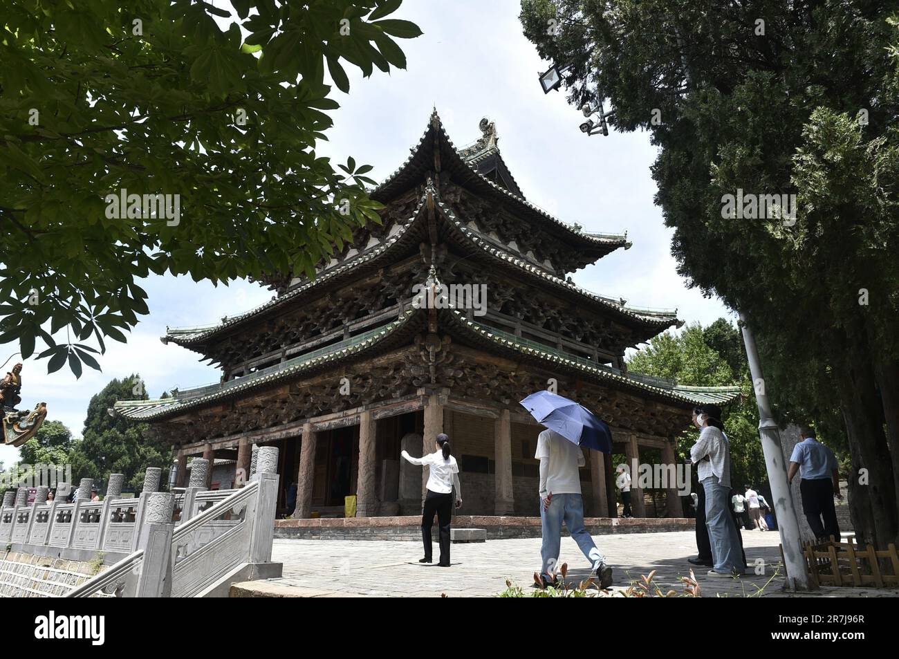 Jiyuan, province chinoise de Henan. 15th juin 2023. Les touristes ...
