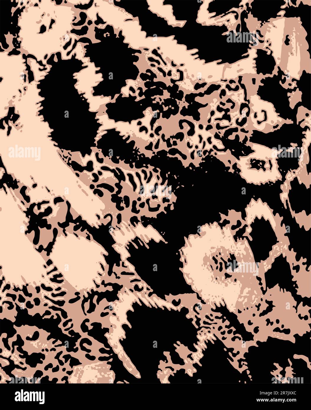 Sick animal skin Banque d'images vectorielles - Alamy