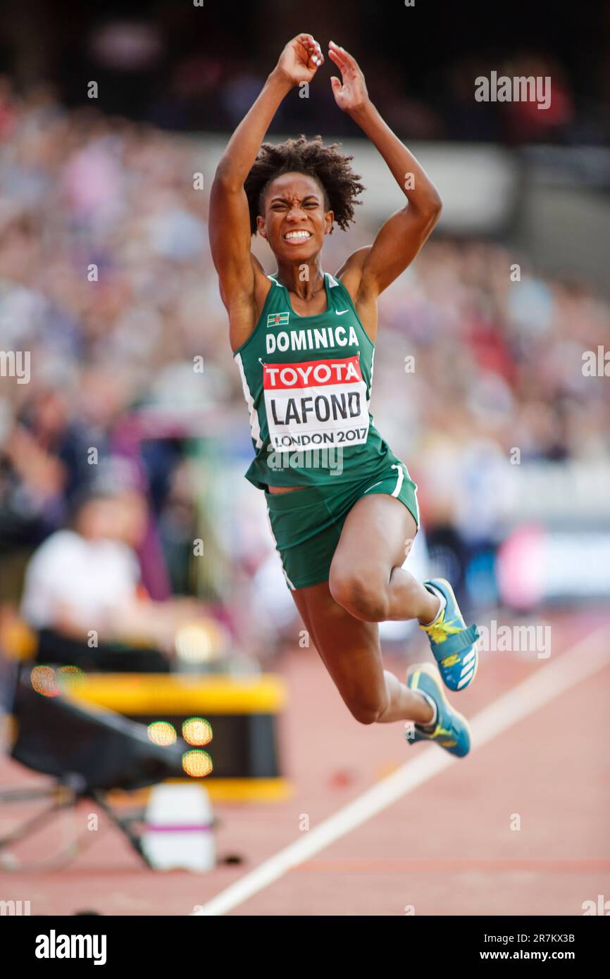 Thea Lafond participe au triple saut aux Championnats du monde d ...