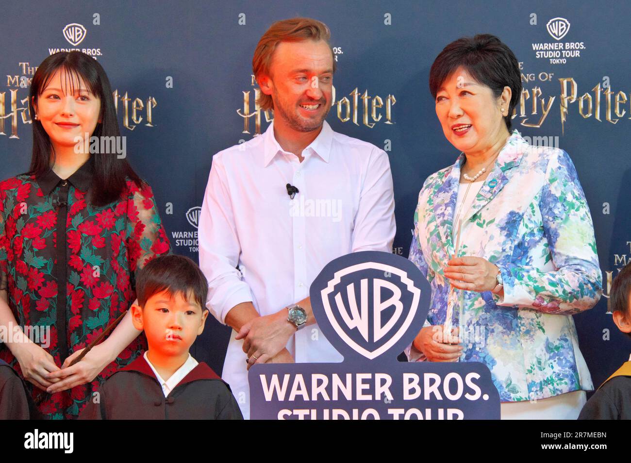 Minami Hamabe, Tom Felton und Yuriko Koike BEI der Eröffnung der ... Minami Hamabe, Tom Felton und Yuriko Koike BEI der Eröffnung der ...