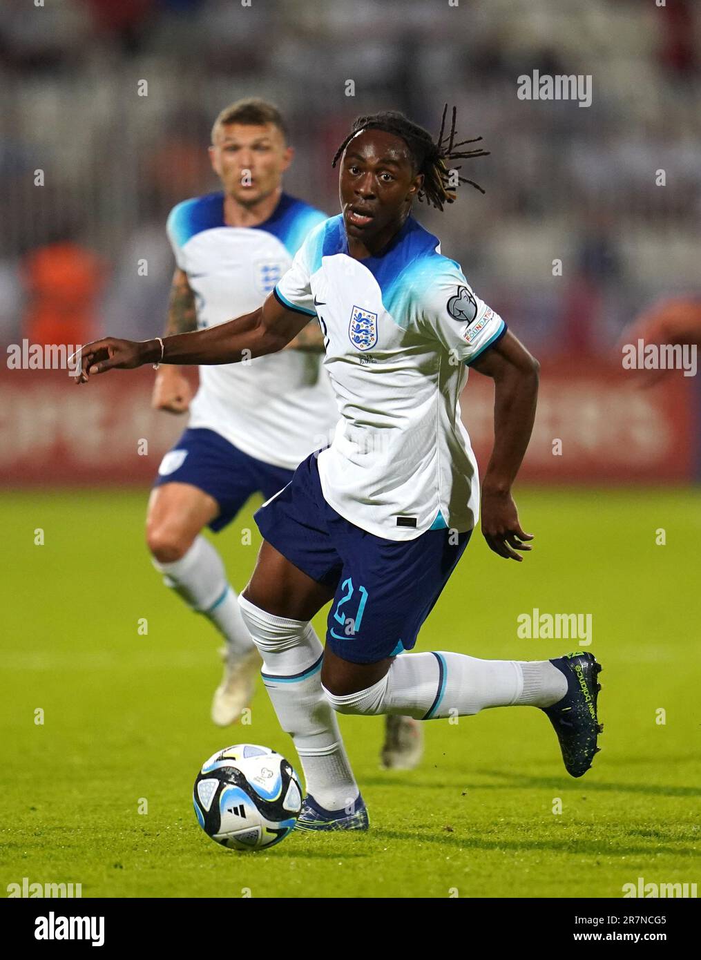 Eberechi Eze d'Angleterre lors du match de qualification de l'UEFA Euro ...