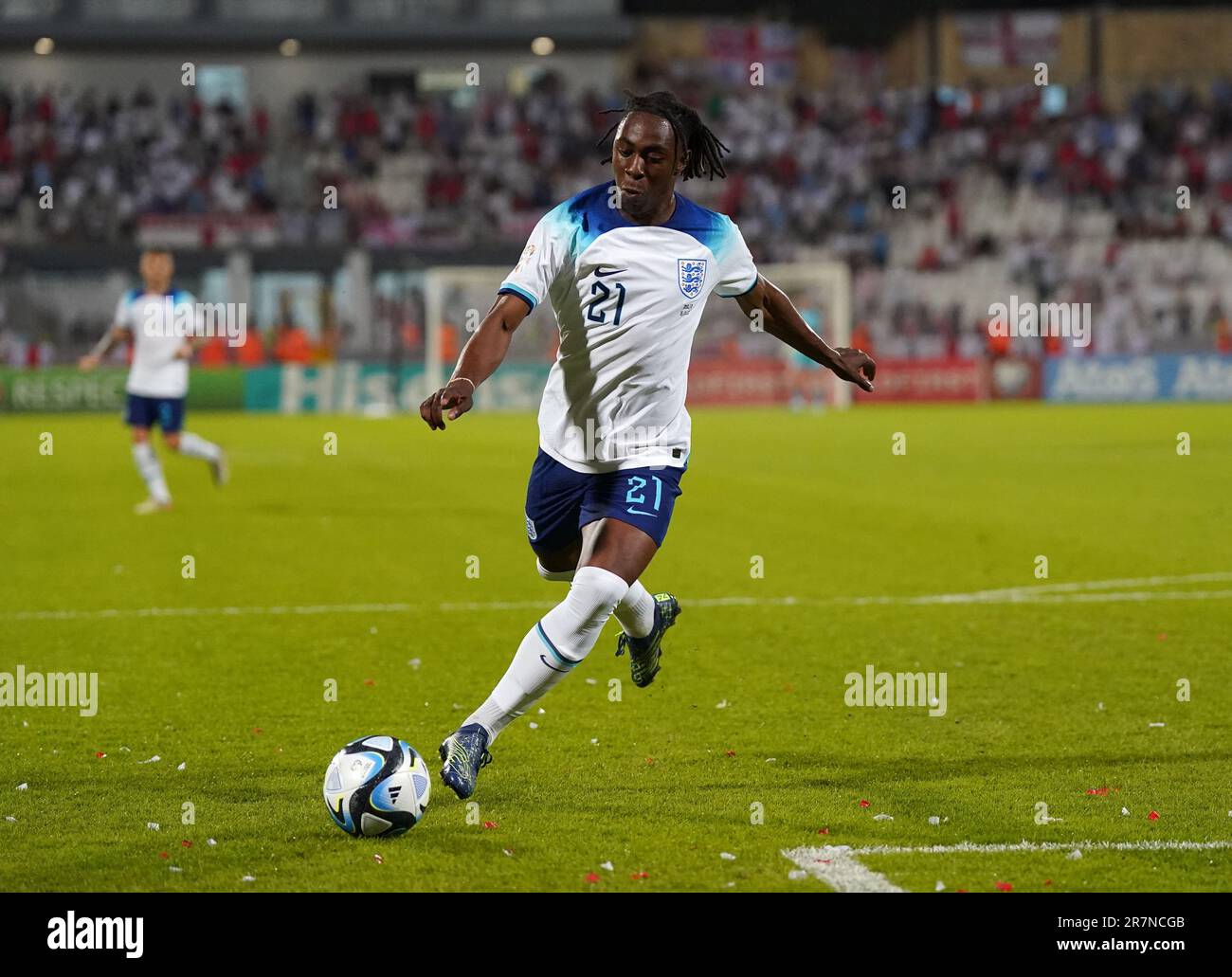 Eberechi Eze d'Angleterre lors du match de qualification de l'UEFA Euro ...