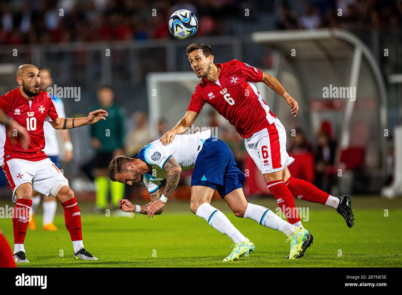 16 juin 2023, MALTE, Malte. 16th juin 2023. MALTE, PILKA NOZNA (FOOTBALL) ELIMINACJE MISTRZOSTW ...