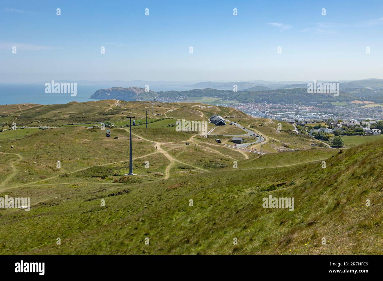 Llandudno nord du pays de Galles royaume-uni 02 juin 2023 le téléphérique de Llandudno est une ...