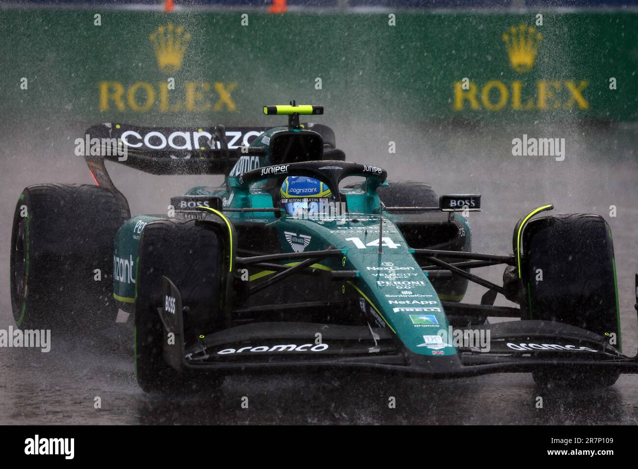 Montréal, Canada. 16th juin 2023. Fernando Alonso (ESP) Aston Martin F1 ...