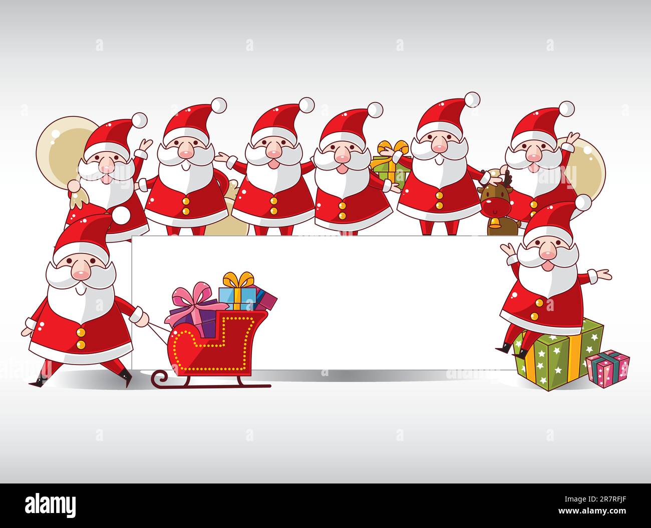 Carte de wapiti Banque d'images vectorielles - Alamy