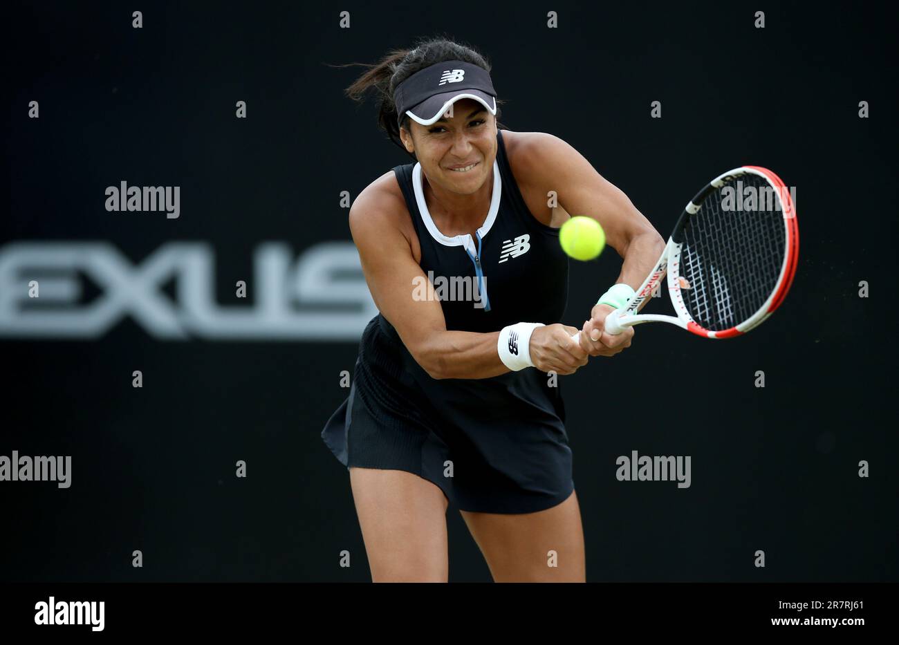 Heather Watson de Grande-Bretagne en action pendant son match contre ...