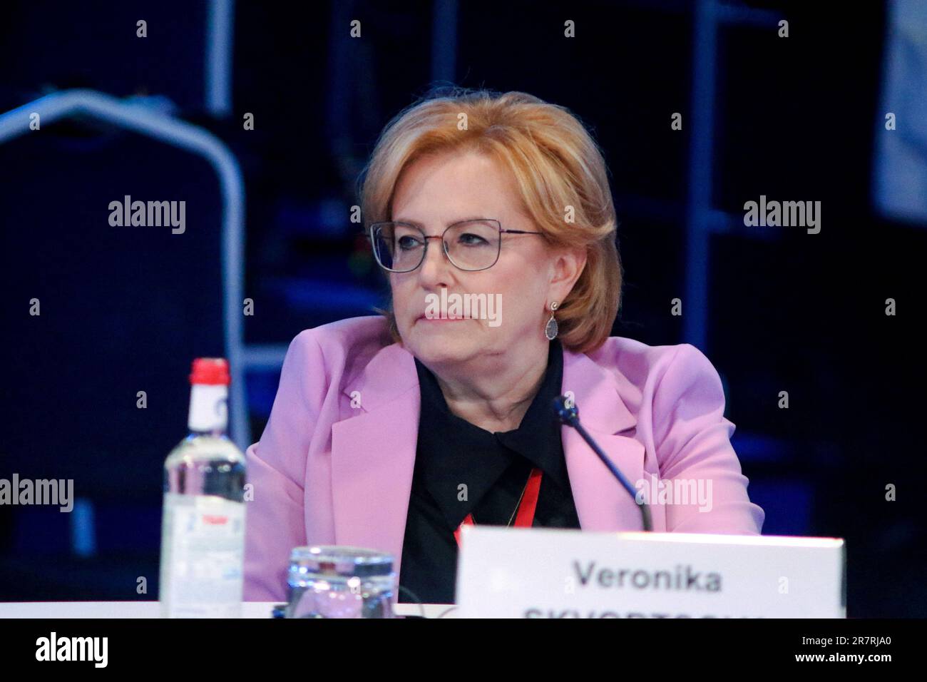 Saint-Pétersbourg, Russie. 16th juin 2023. Veronika Skvortsova, chef de ...