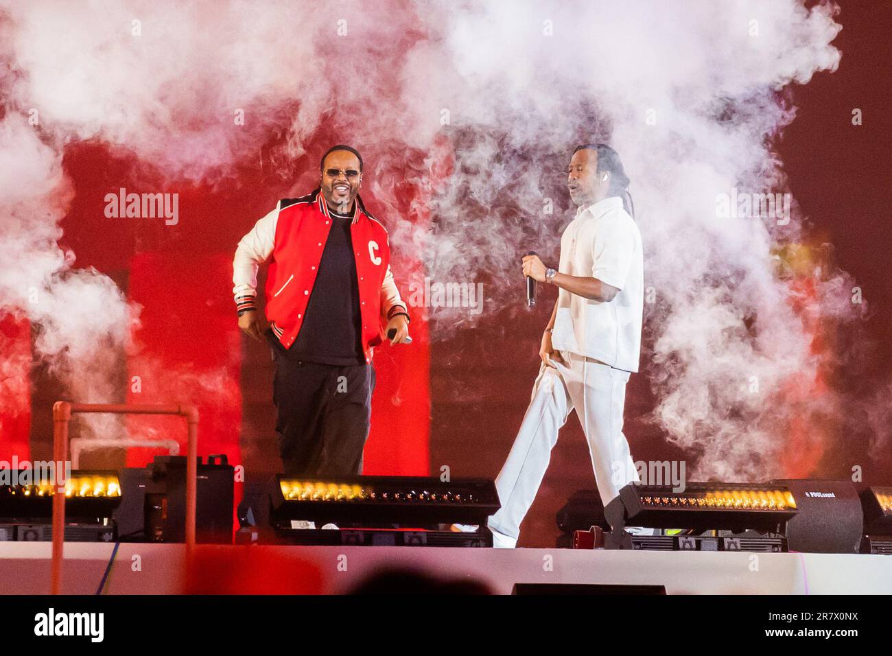Berlin, Allemagne. 17th juin 2023. Les membres du groupe Madcon Yosef ...