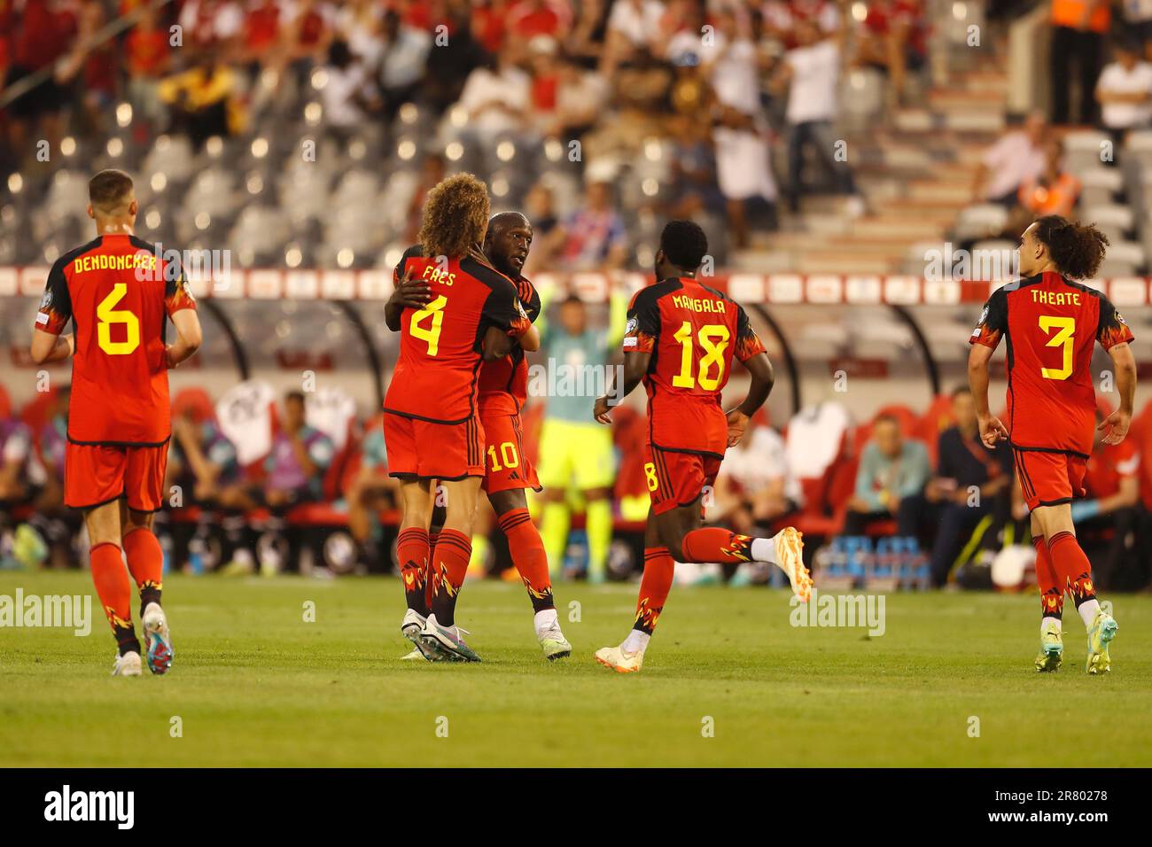 Bruxelles, Belgique. 17th juin 2023. Romelu Lukaku (bel) football ...