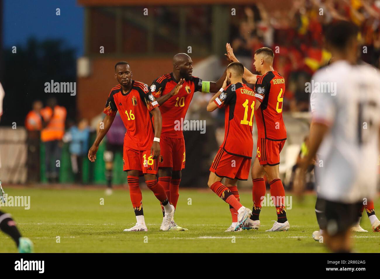 Bruxelles, Belgique. 17th juin 2023. Romelu Lukaku (bel) football ...